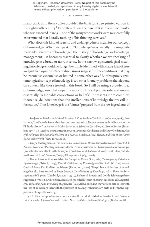 Knowledge Lost | Princeton University Press