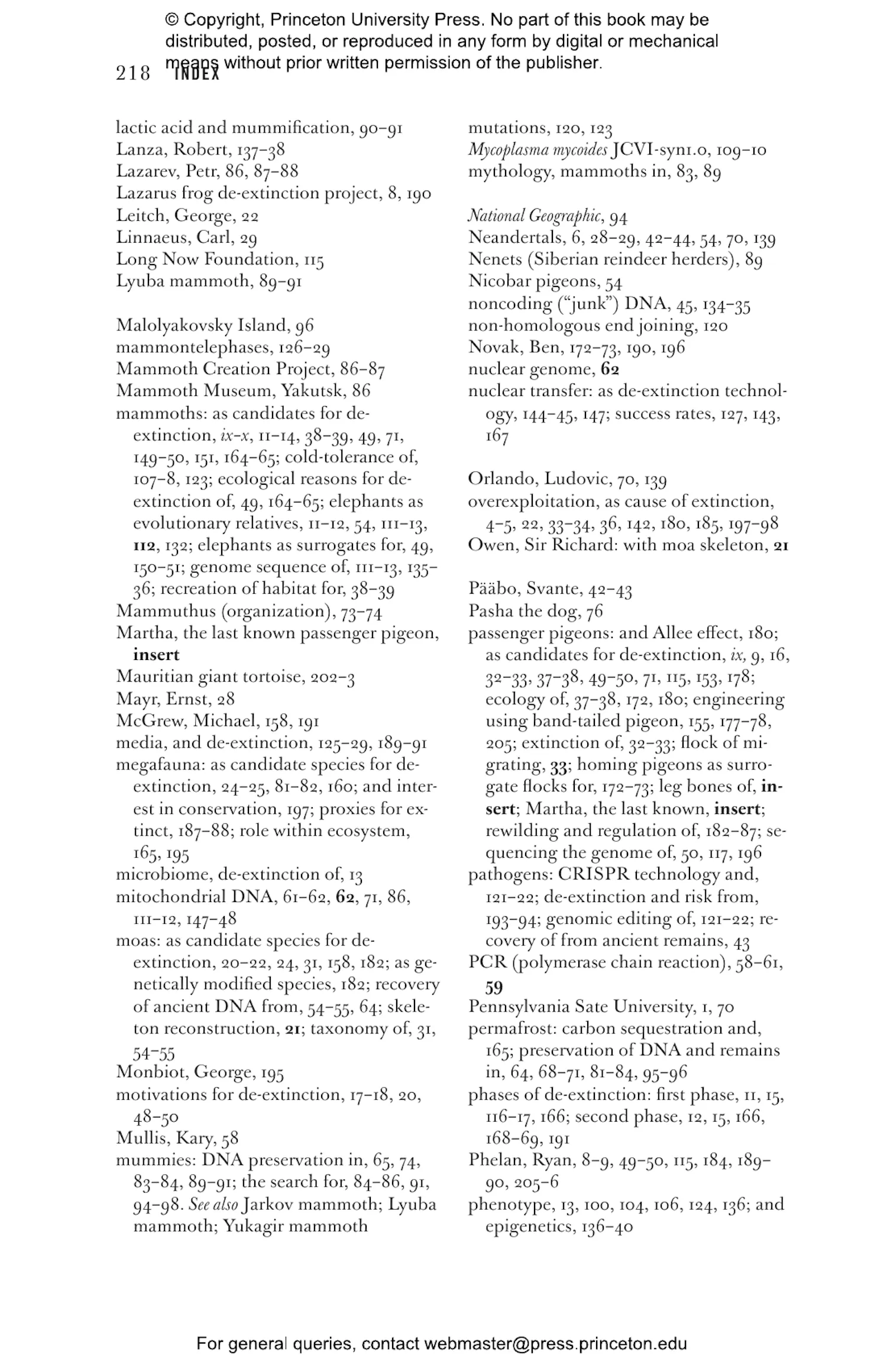 How to Clone a Mammoth | Princeton University Press