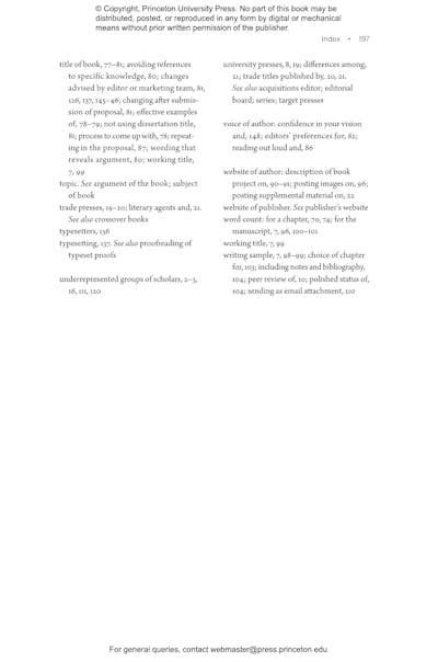 The Book Proposal Book | Princeton University Press