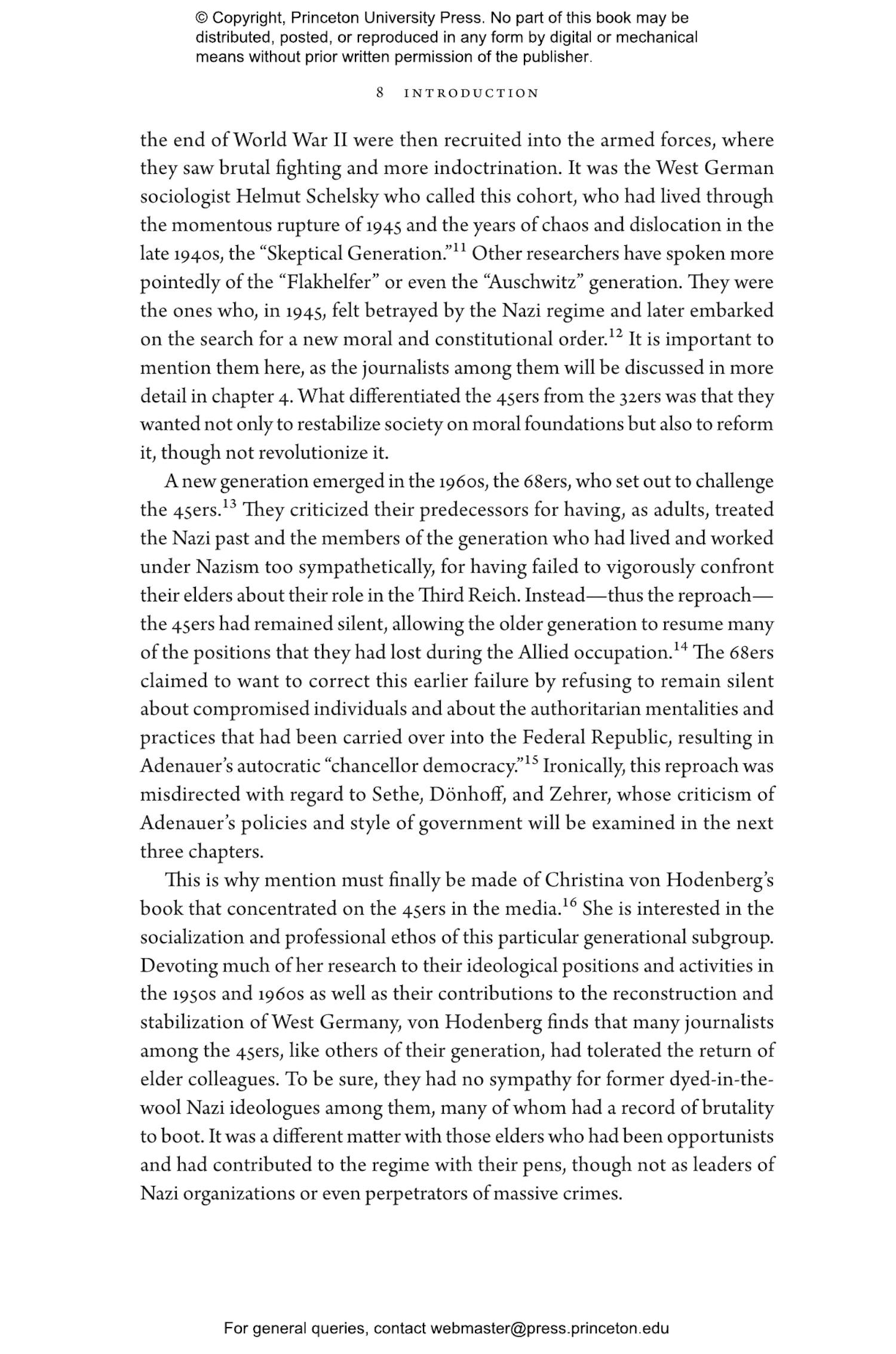 Journalists between Hitler and Adenauer | Princeton University Press