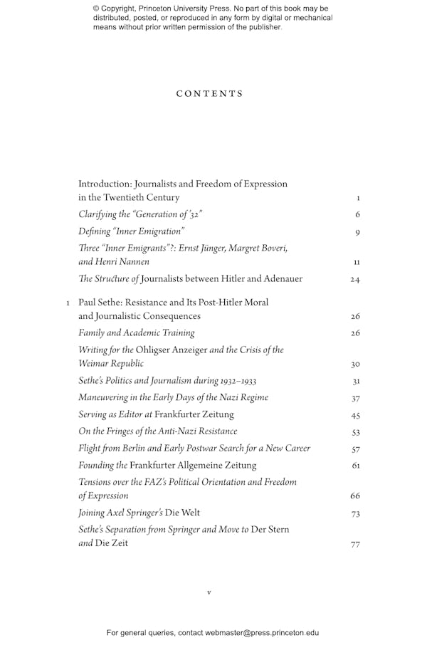 Journalists between Hitler and Adenauer | Princeton University Press