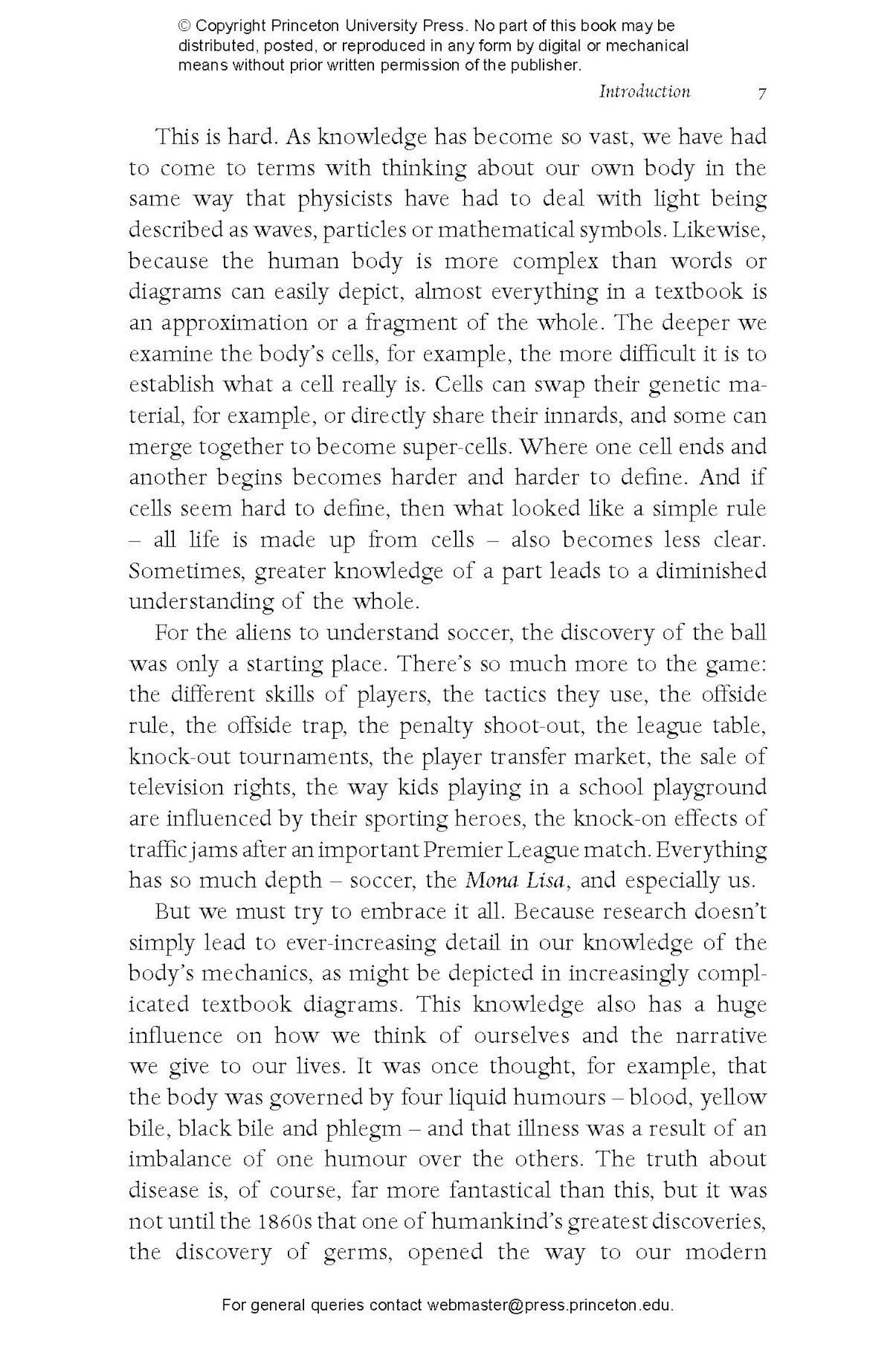 The Secret Body | Princeton University Press