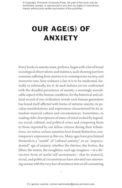 Anxiety | Princeton University Press