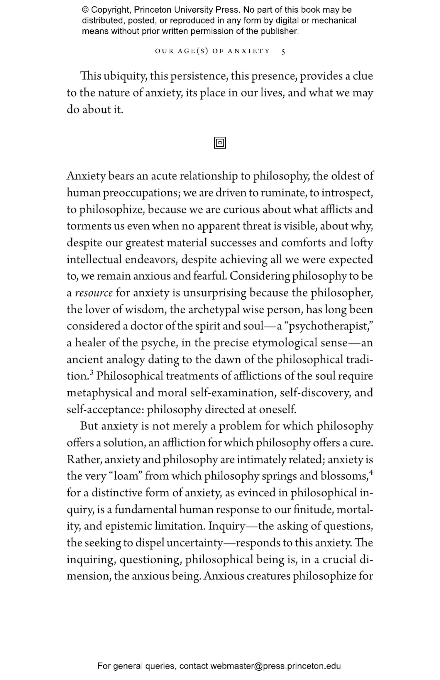 Anxiety | Princeton University Press