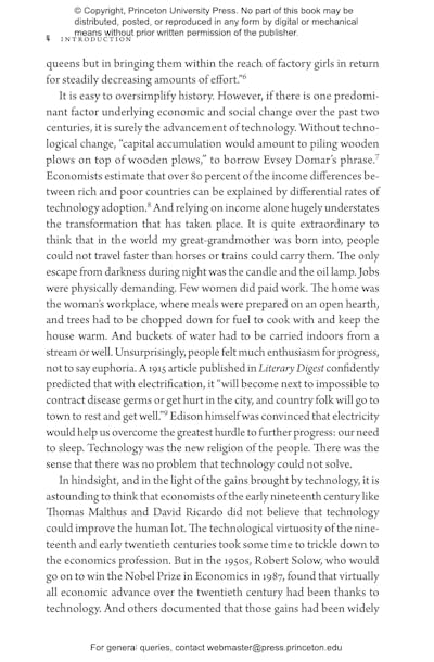 The Technology Trap | Princeton University Press