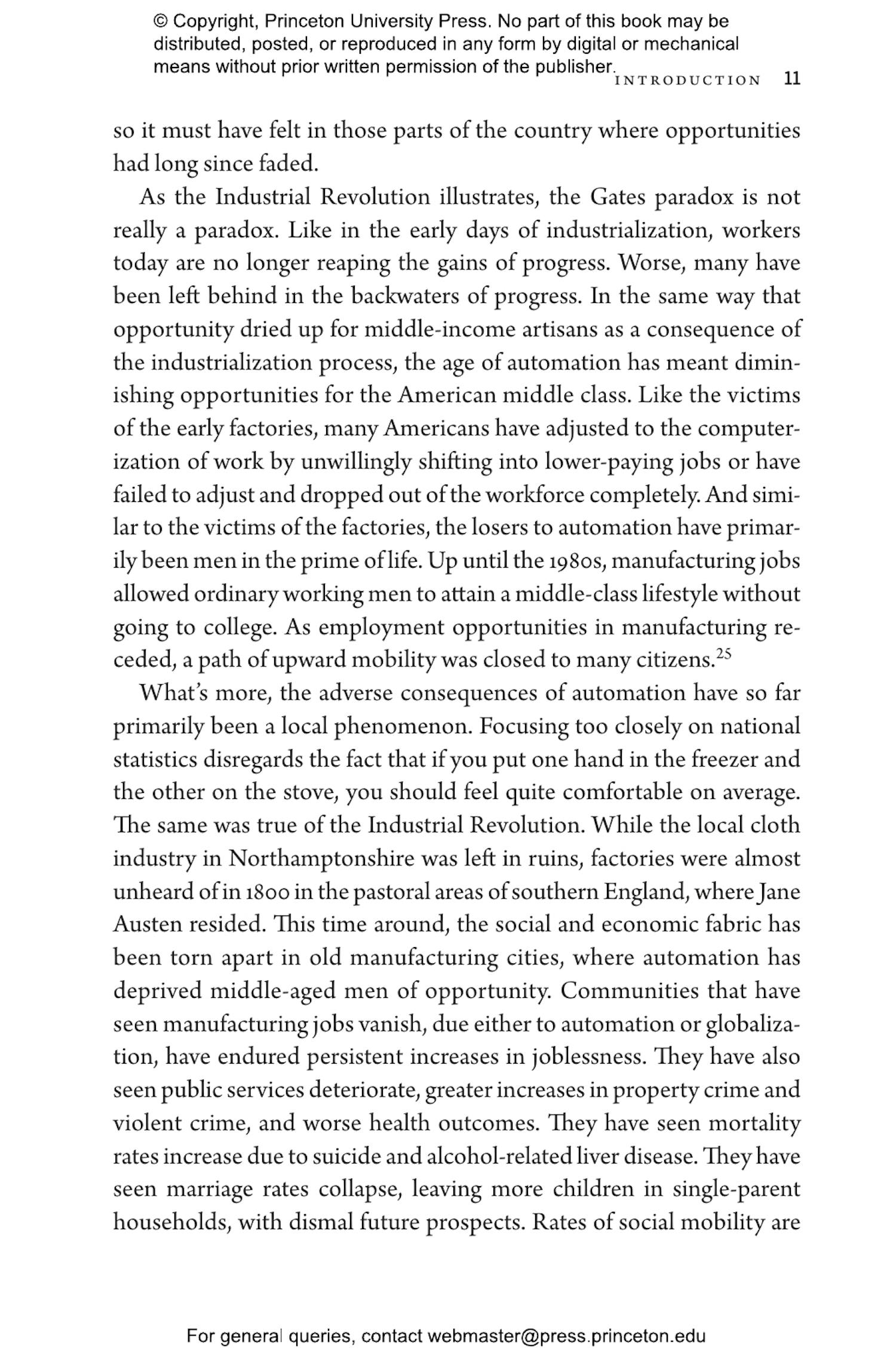 The Technology Trap | Princeton University Press