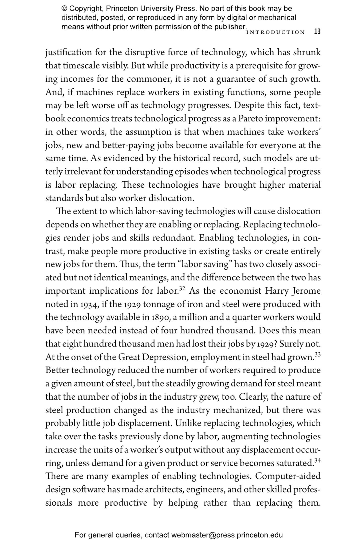 The Technology Trap | Princeton University Press