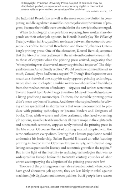 The Technology Trap | Princeton University Press