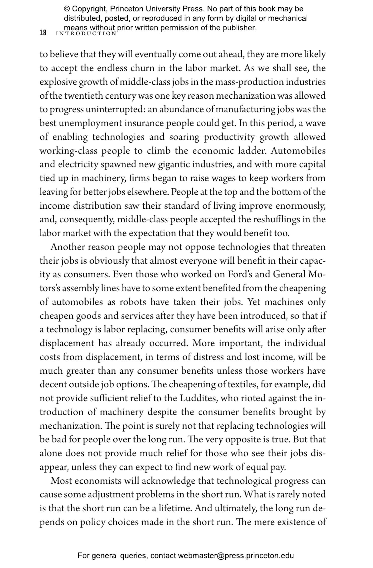 The Technology Trap | Princeton University Press