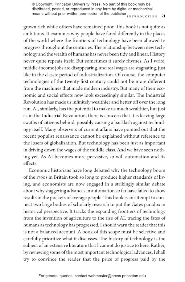 The Technology Trap | Princeton University Press