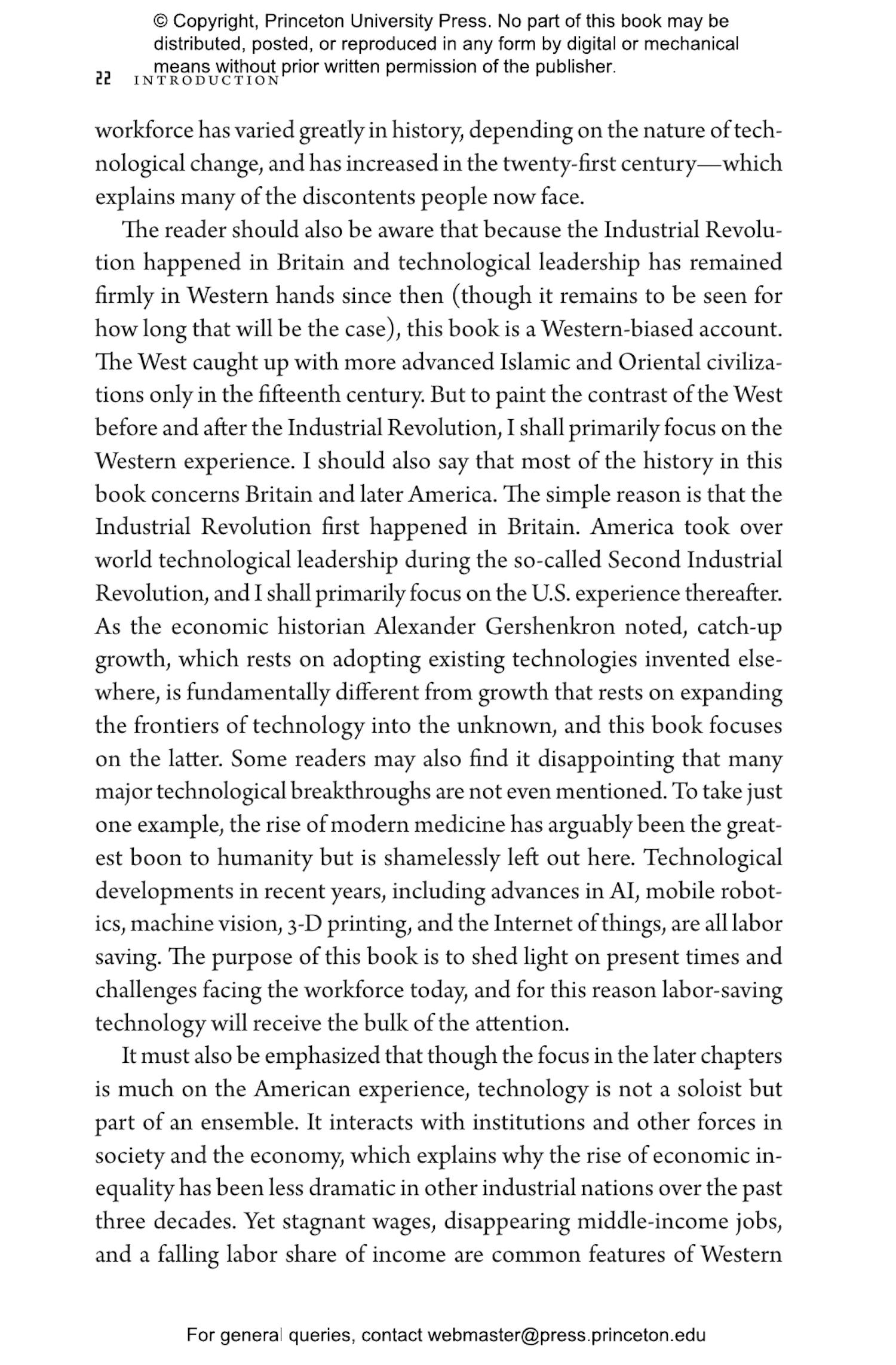 The Technology Trap | Princeton University Press