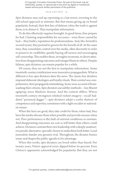 Spin Dictators | Princeton University Press