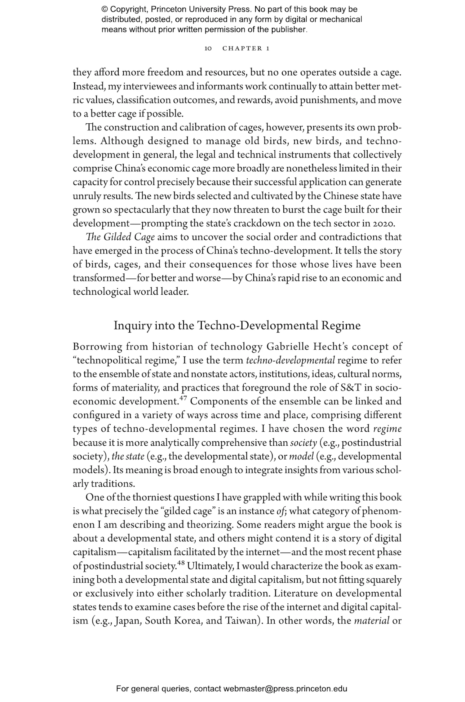 The Gilded Cage | Princeton University Press