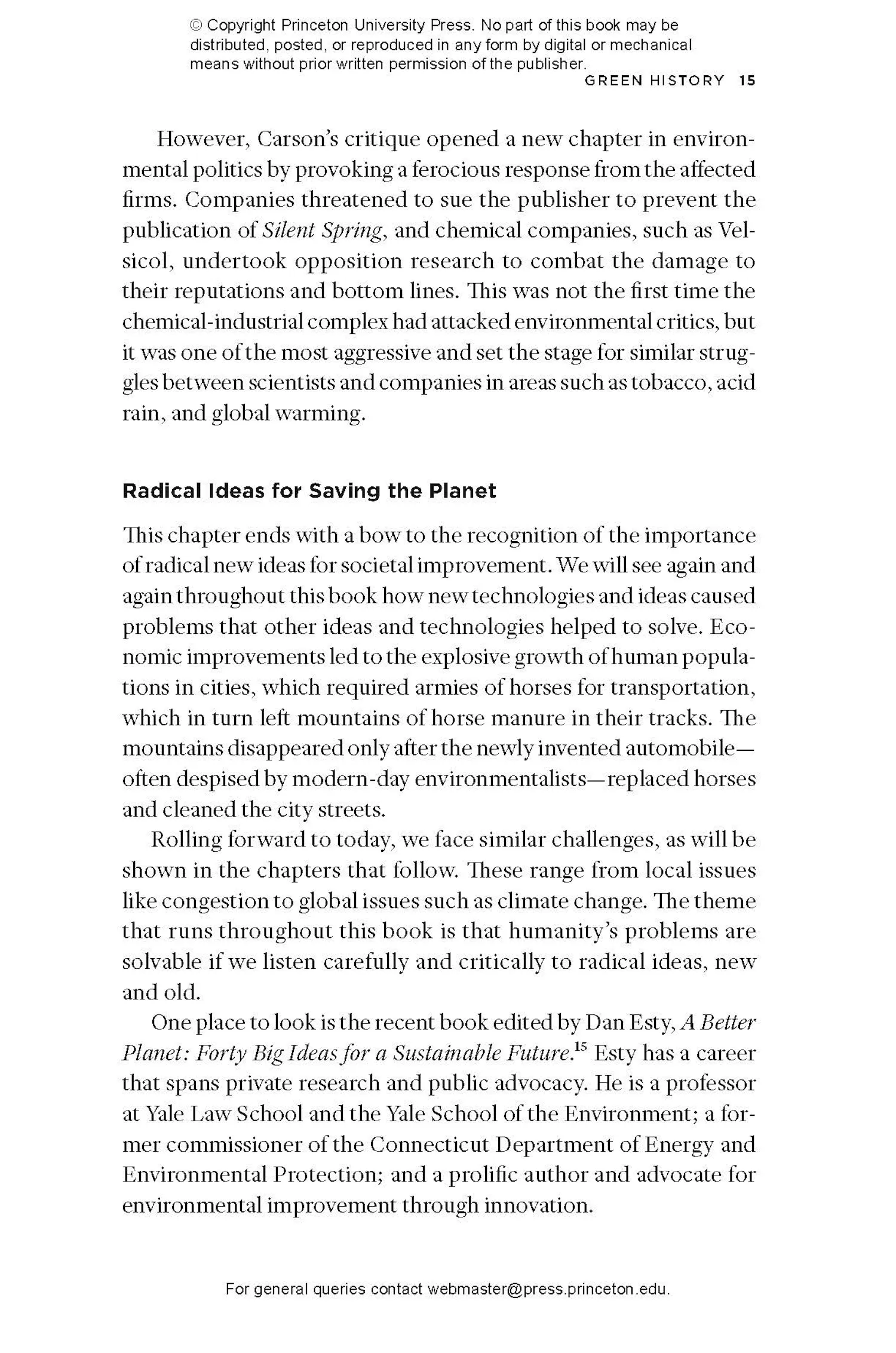 The Spirit of Green | Princeton University Press