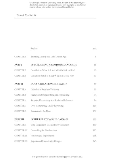 Thinking Clearly with Data | Princeton University Press