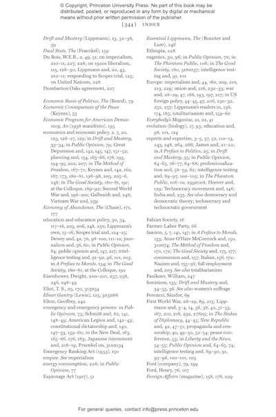 Walter Lippmann Princeton University Press