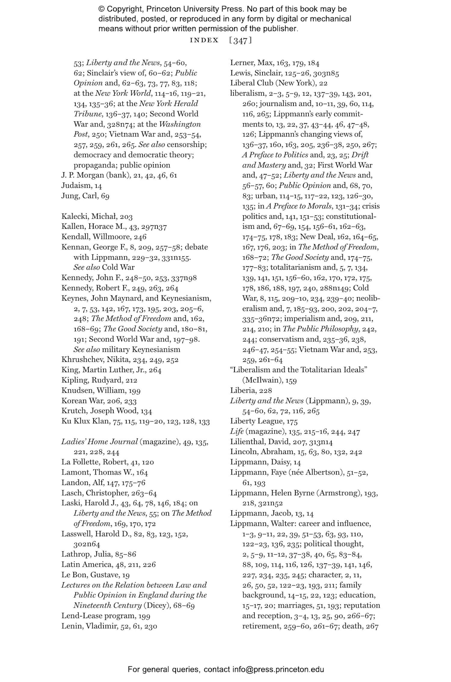 Walter Lippmann | Princeton University Press