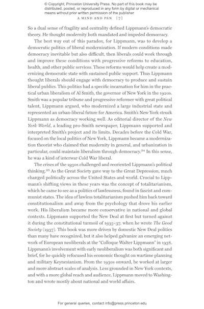 Walter Lippmann | Princeton University Press