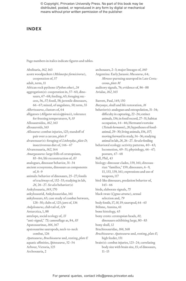 Uncovering Dinosaur Behavior | Princeton University Press