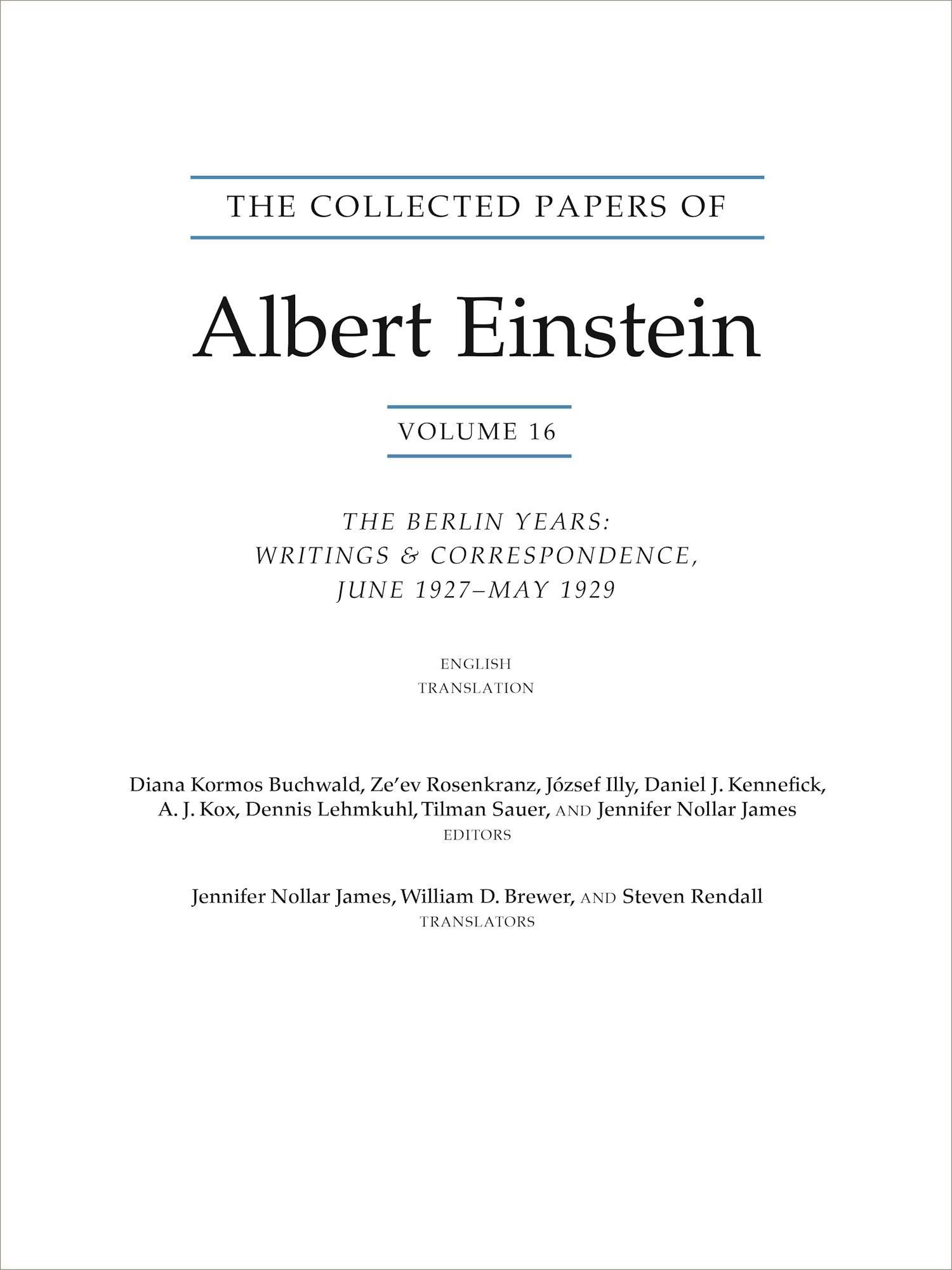 Albert Einstein | Princeton University Press