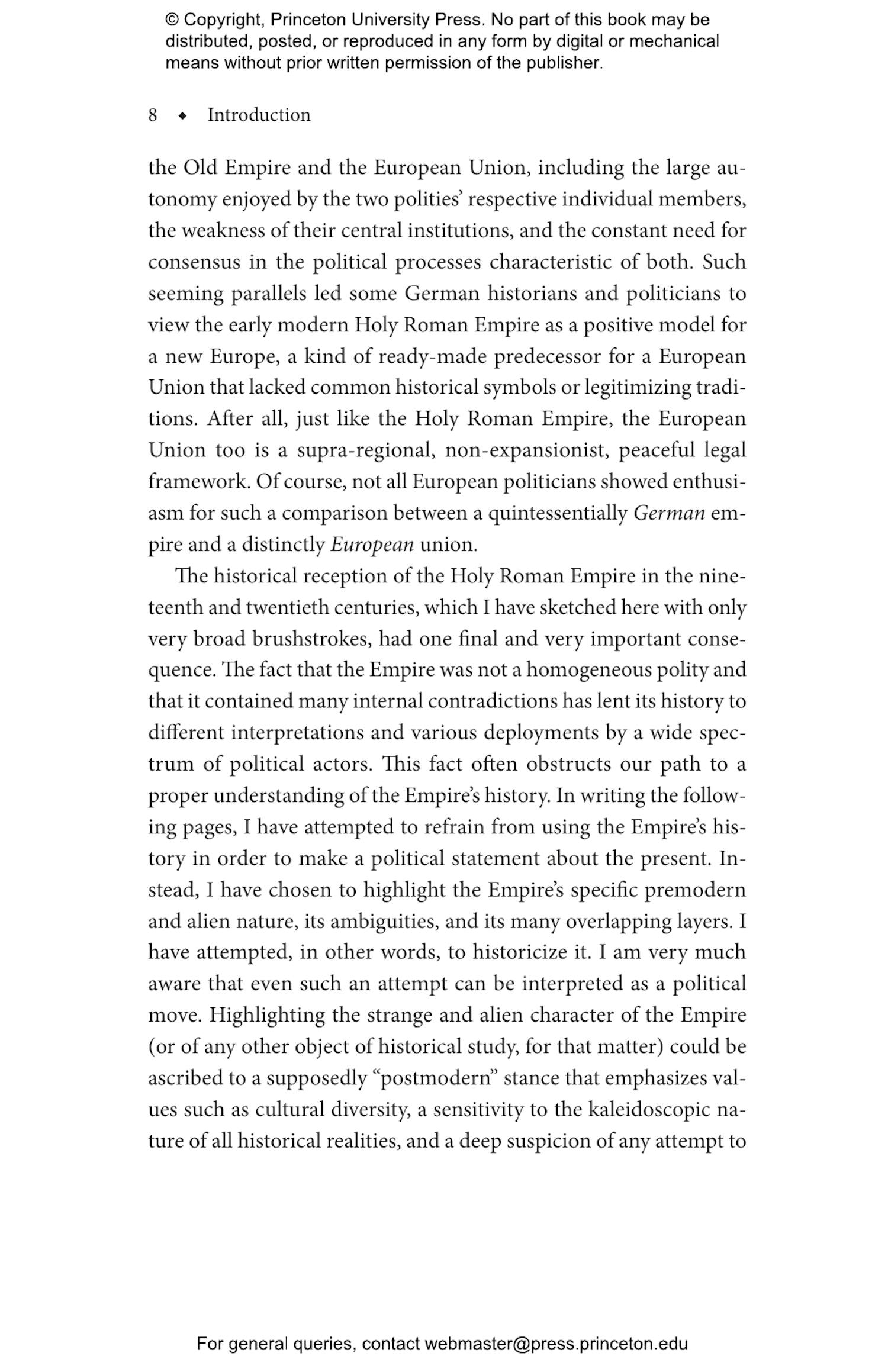 The Holy Roman Empire | Princeton University Press