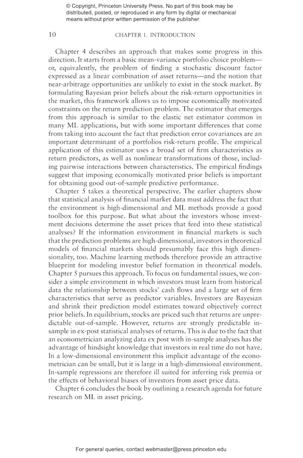 Machine Learning in Asset Pricing | Princeton University Press