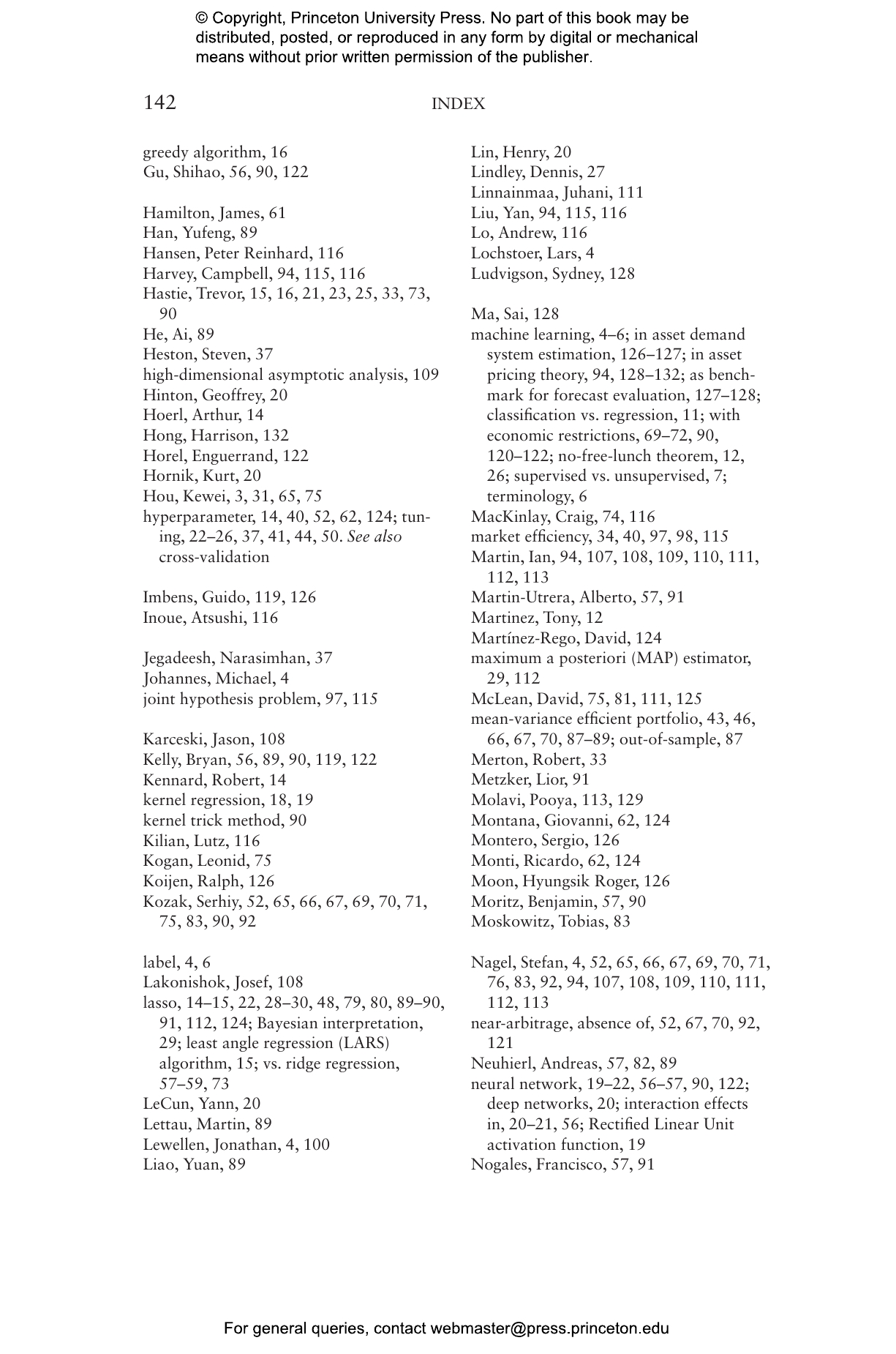 Machine Learning In Asset Pricing Princeton University Press