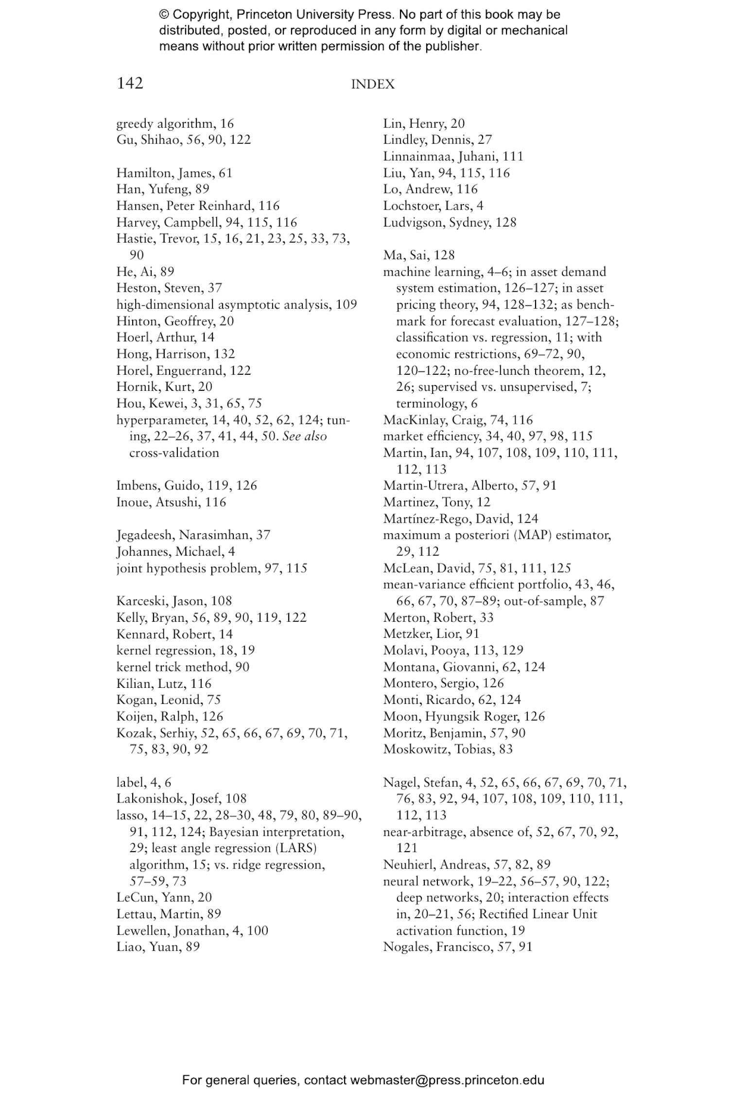 Machine Learning in Asset Pricing | Princeton University Press
