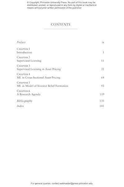 Machine Learning in Asset Pricing | Princeton University Press