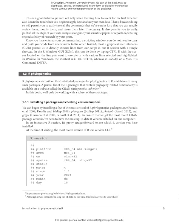 Phylogenetic Comparative Methods in R | Princeton University Press