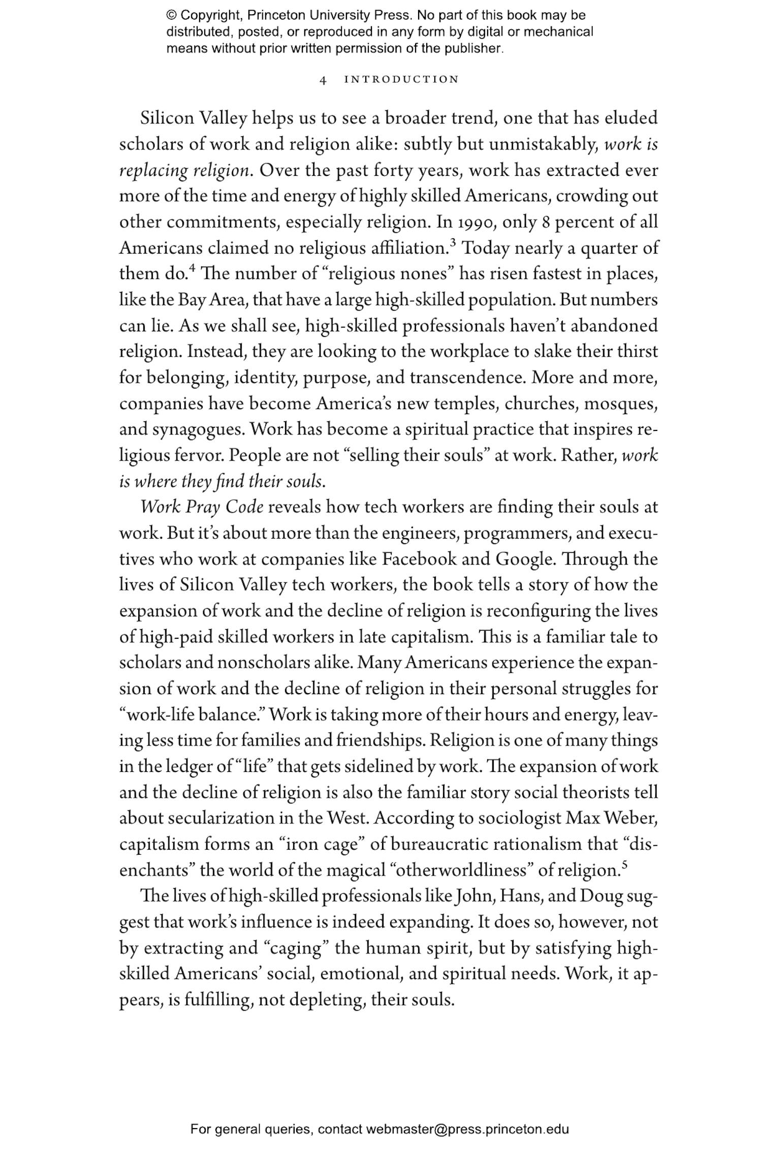 Work Pray Code | Princeton University Press