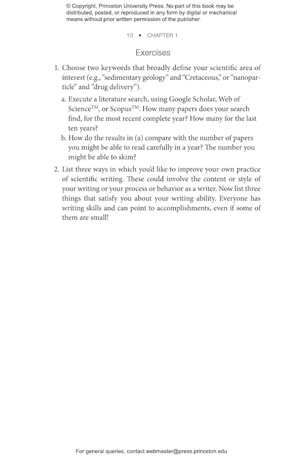 The Scientist’s Guide to Writing, 2nd Edition | Princeton University Press