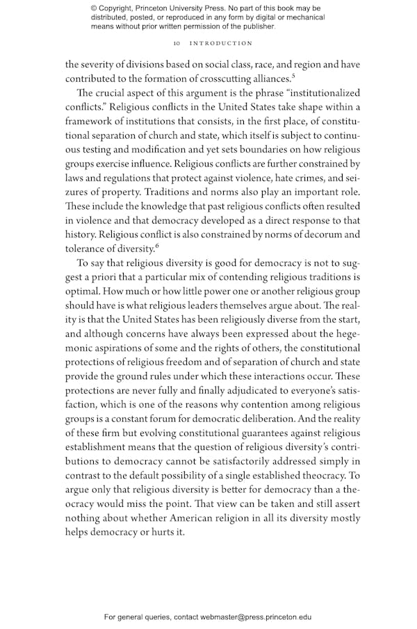 Why Religion Is Good for American Democracy | Princeton University Press