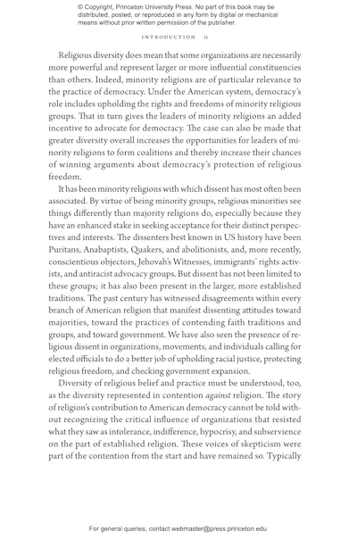 Why Religion Is Good for American Democracy | Princeton University Press