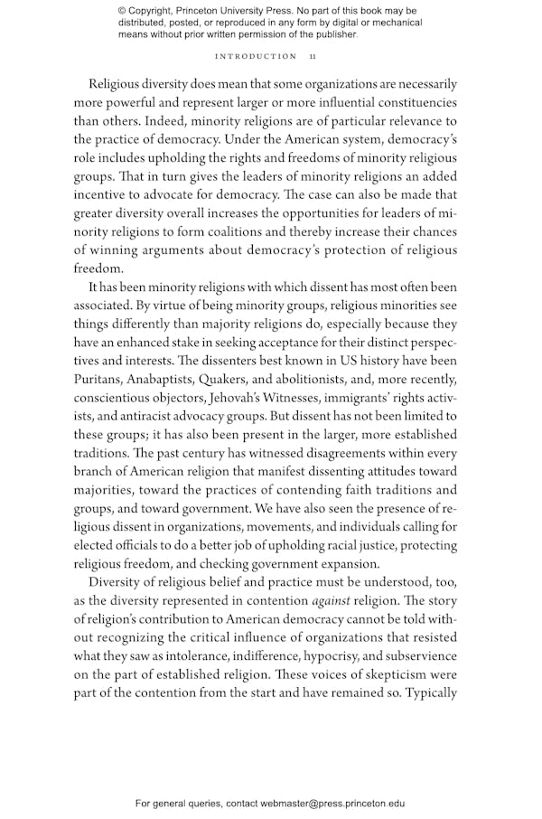 Why Religion Is Good for American Democracy | Princeton University Press