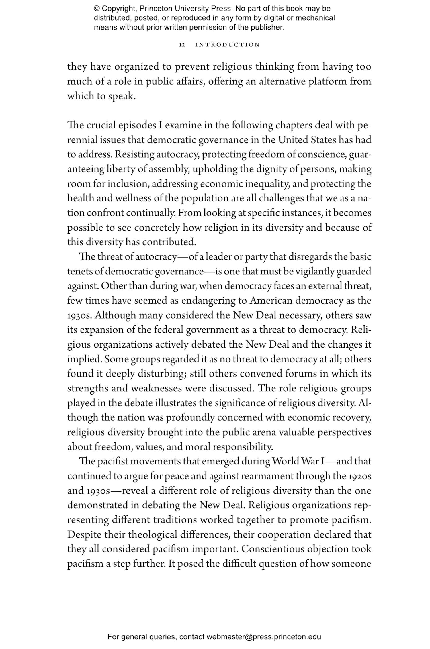 Why Religion Is Good for American Democracy | Princeton University Press