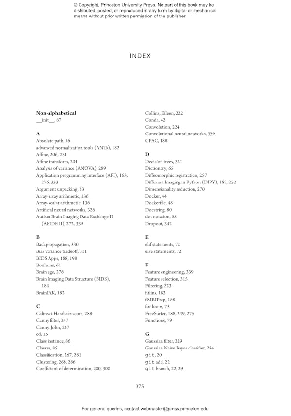 Data Science for Neuroimaging | Princeton University Press