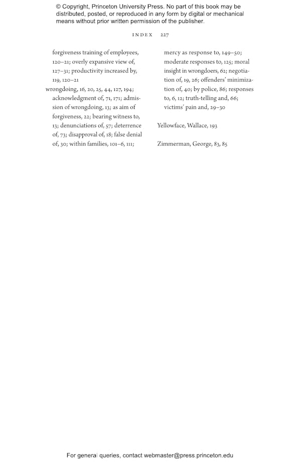 Failures of Forgiveness | Princeton University Press