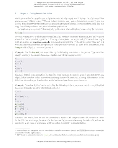 A Student's Guide to Python for Physical Modeling | Princeton University Press