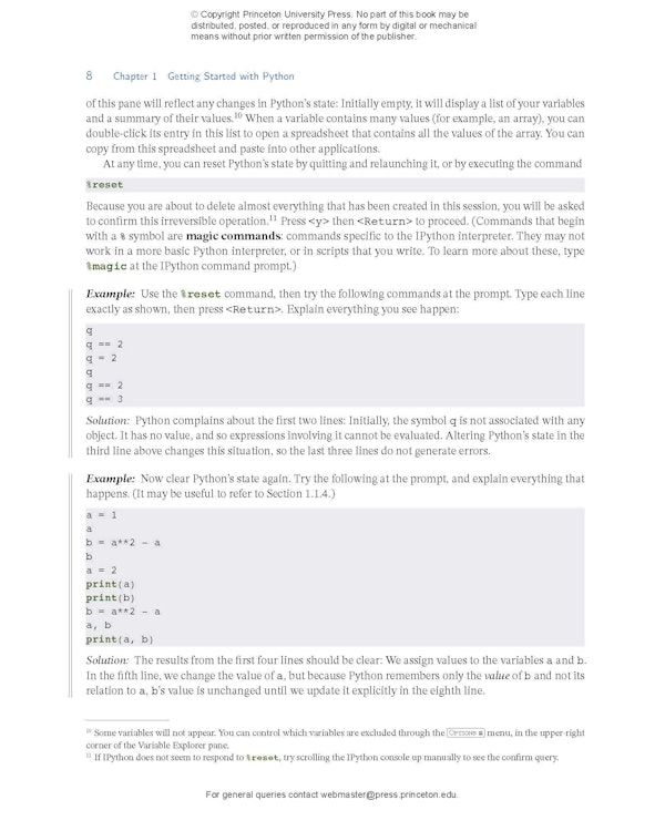 A Student's Guide to Python for Physical Modeling | Princeton University Press