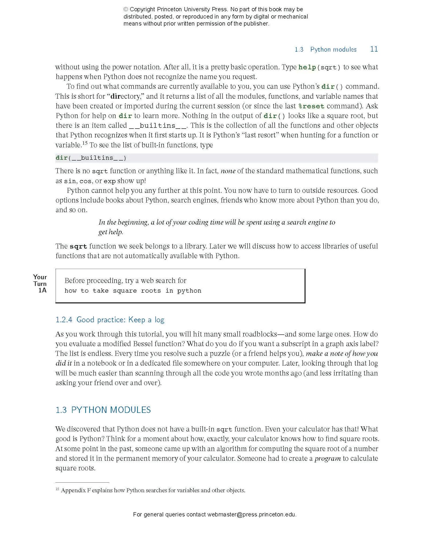 A Student's Guide to Python for Physical Modeling | Princeton ...