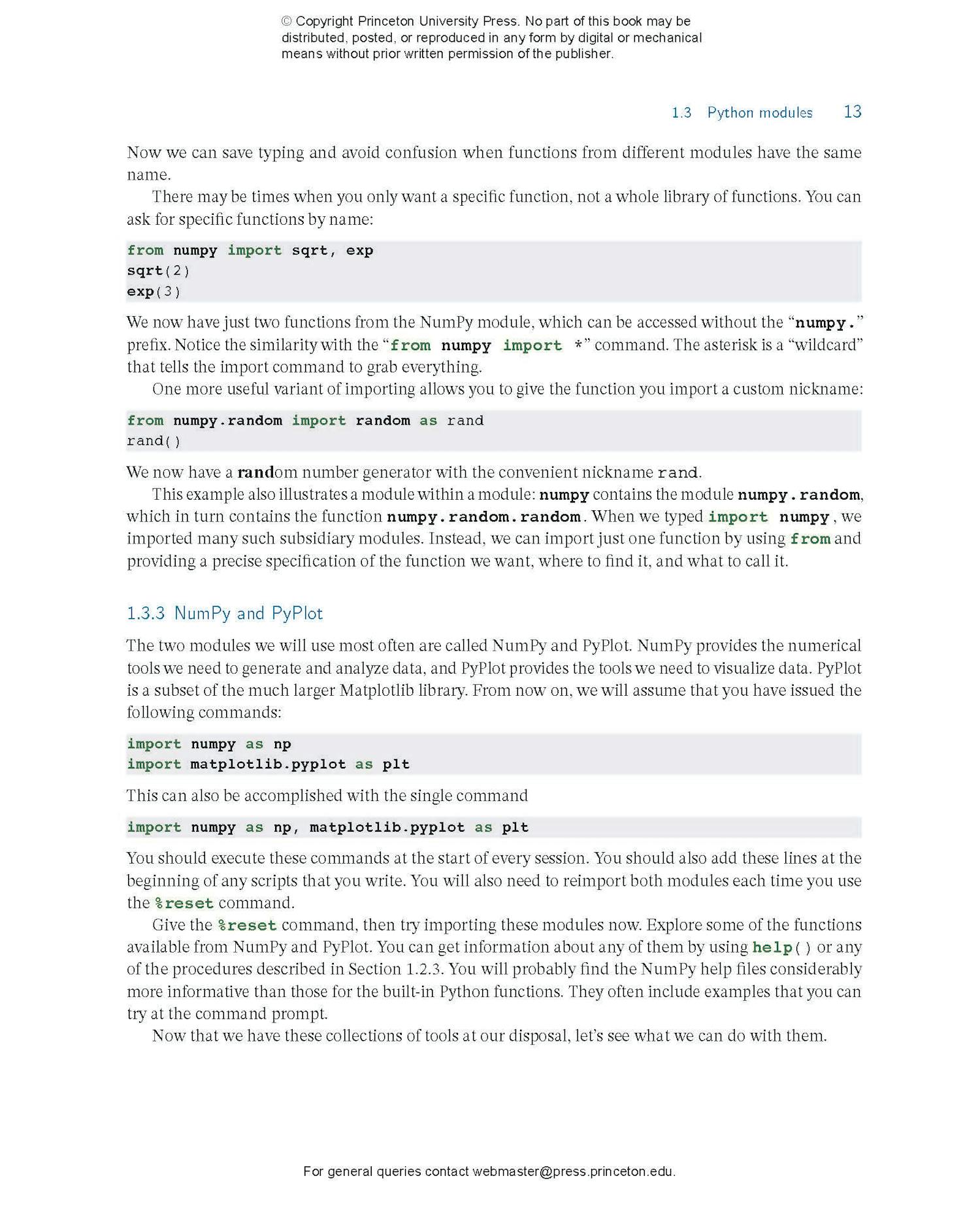 A Student's Guide to Python for Physical Modeling | Princeton University Press
