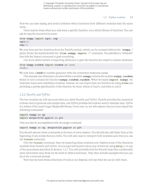 A Student's Guide to Python for Physical Modeling | Princeton ...