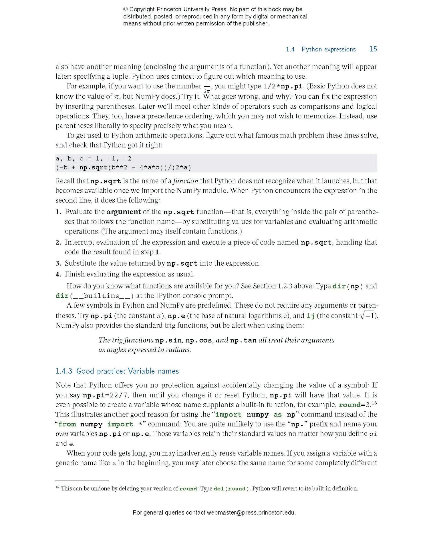 A Student's Guide to Python for Physical Modeling | Princeton ...