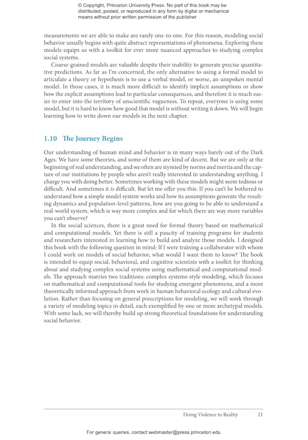 Modeling Social Behavior | Princeton University Press