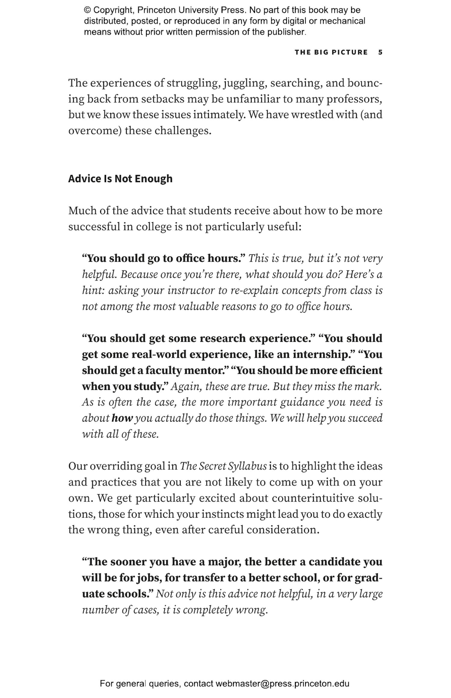 The Secret Syllabus | Princeton University Press