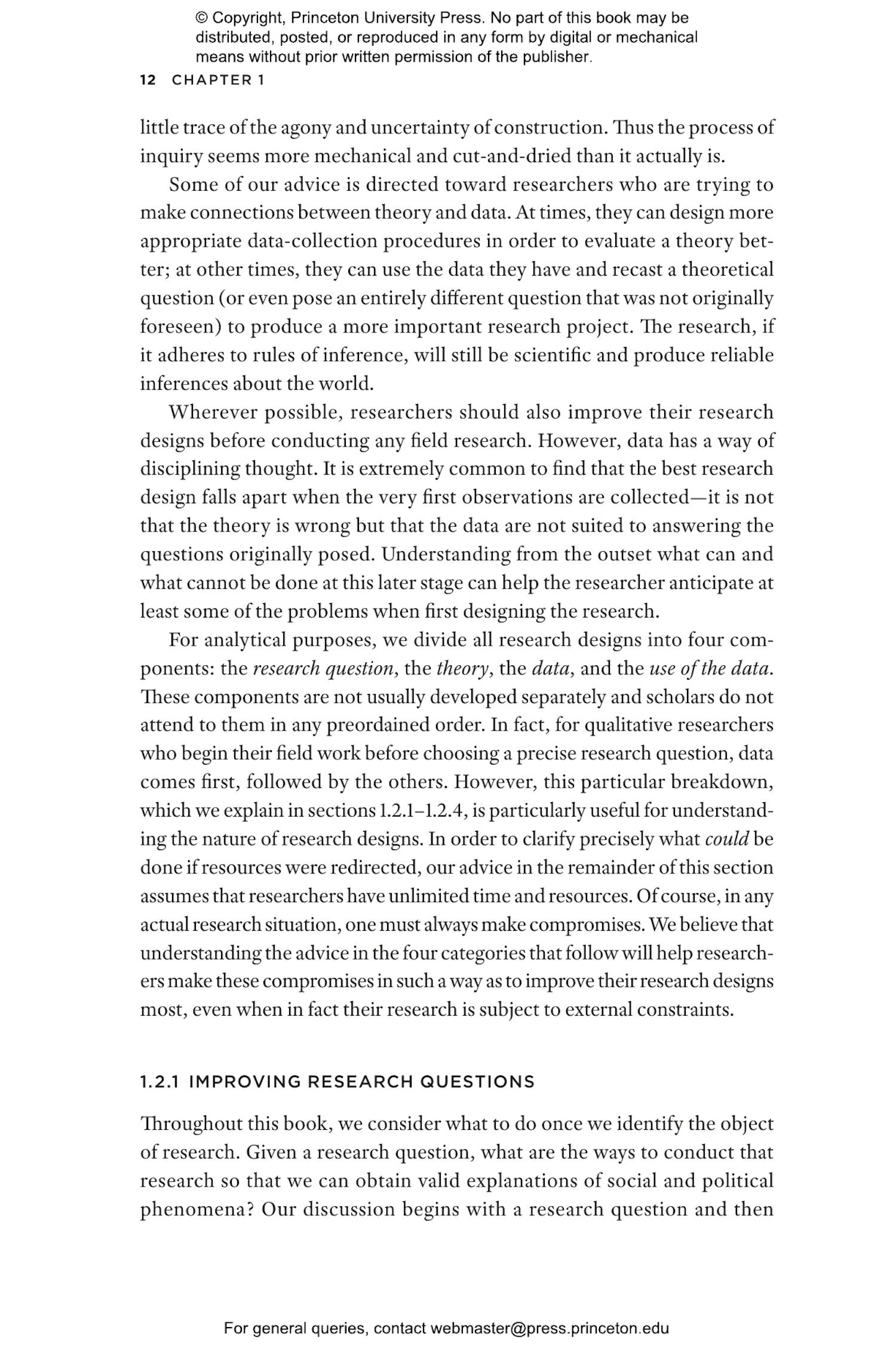 Designing Social Inquiry | Princeton University Press