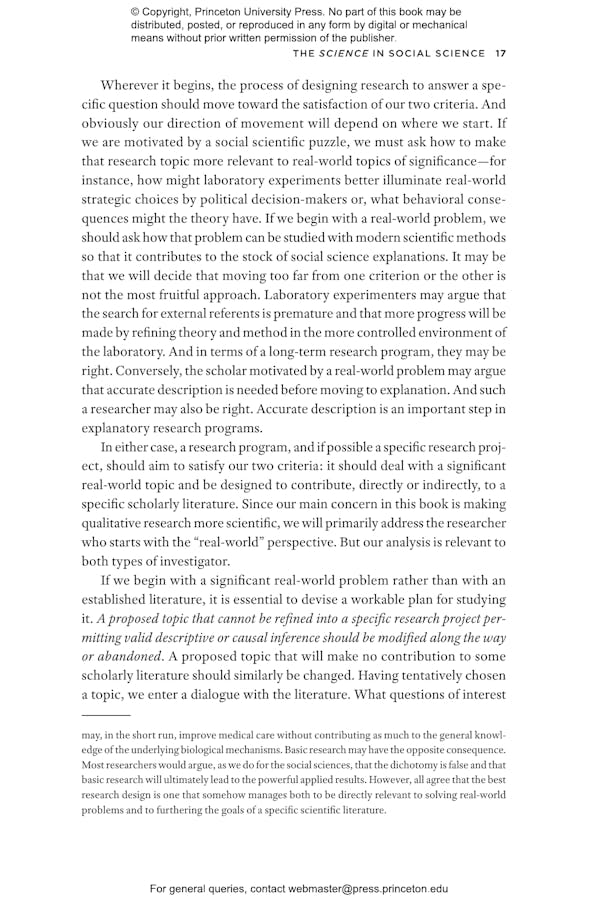 Designing Social Inquiry | Princeton University Press