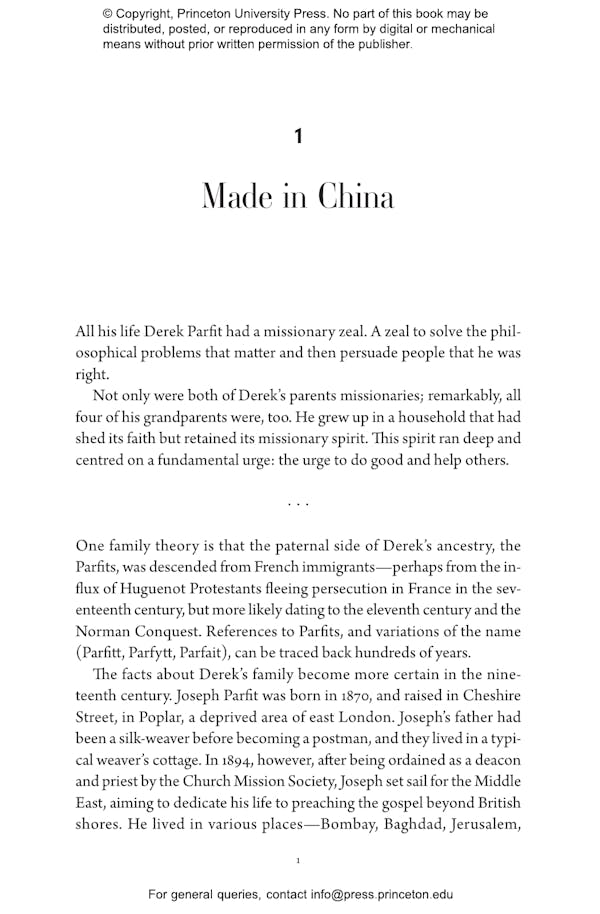 Parfit | Princeton University Press