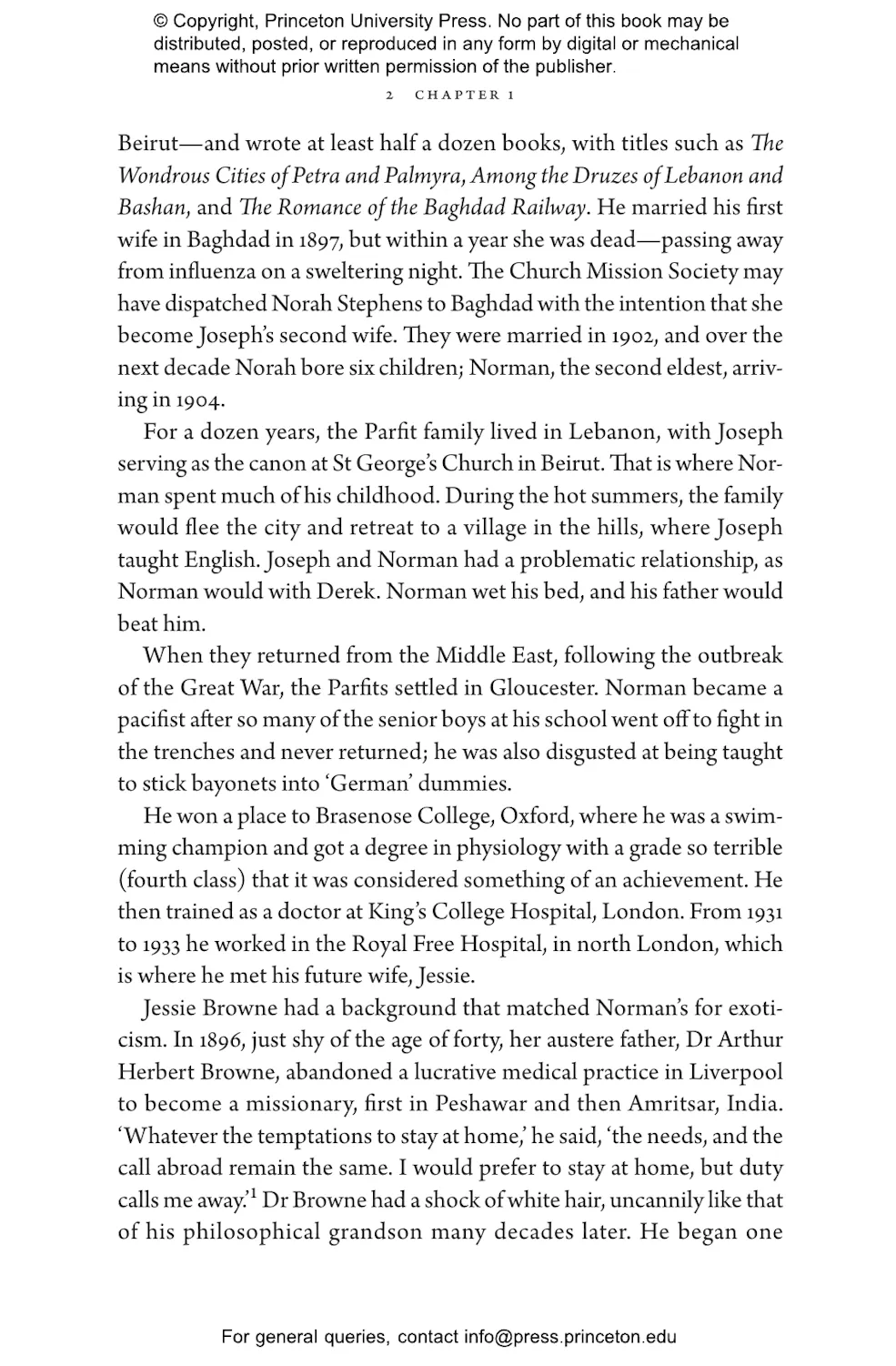 Parfit | Princeton University Press